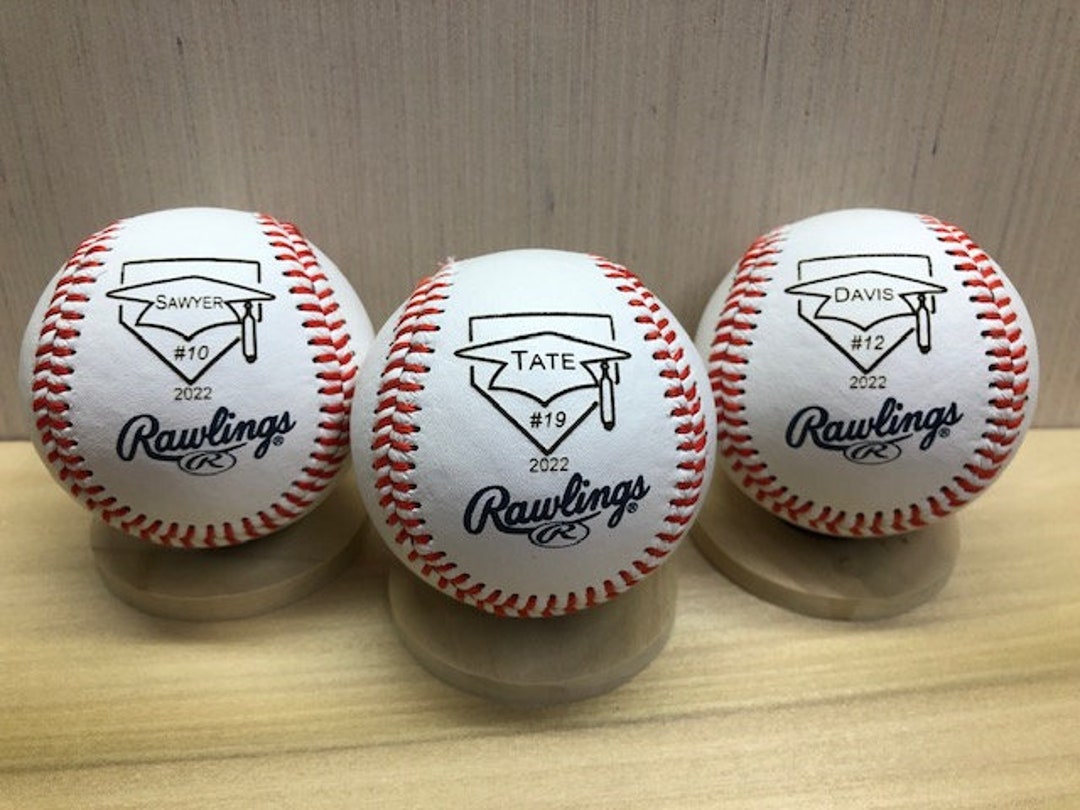 Graduate Senior Engraved Personalized Baseball Gift - Etsy