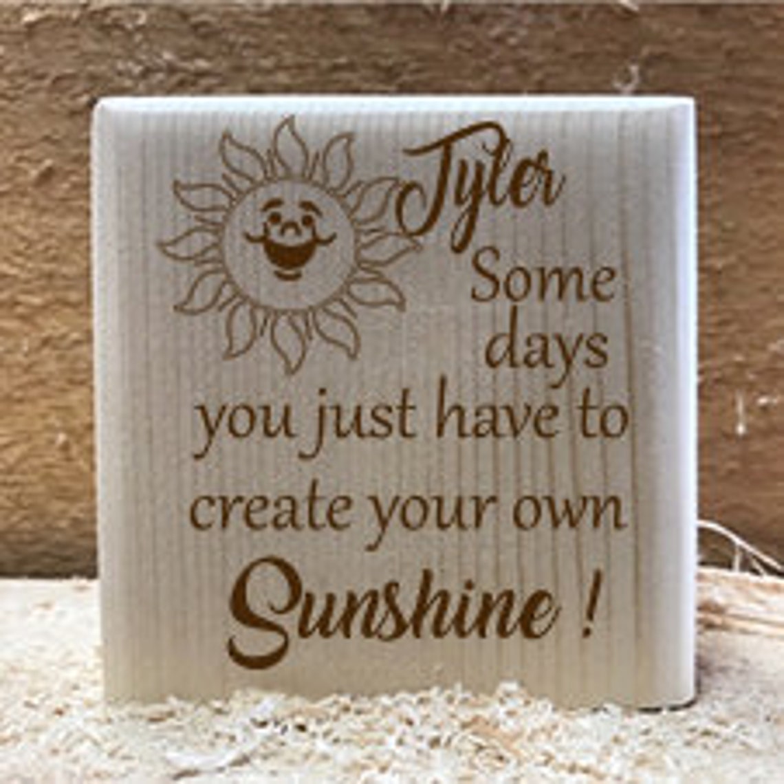 Create Your Own Sunshine Personalized Wood Desk Sign Shelf Sign - Etsy