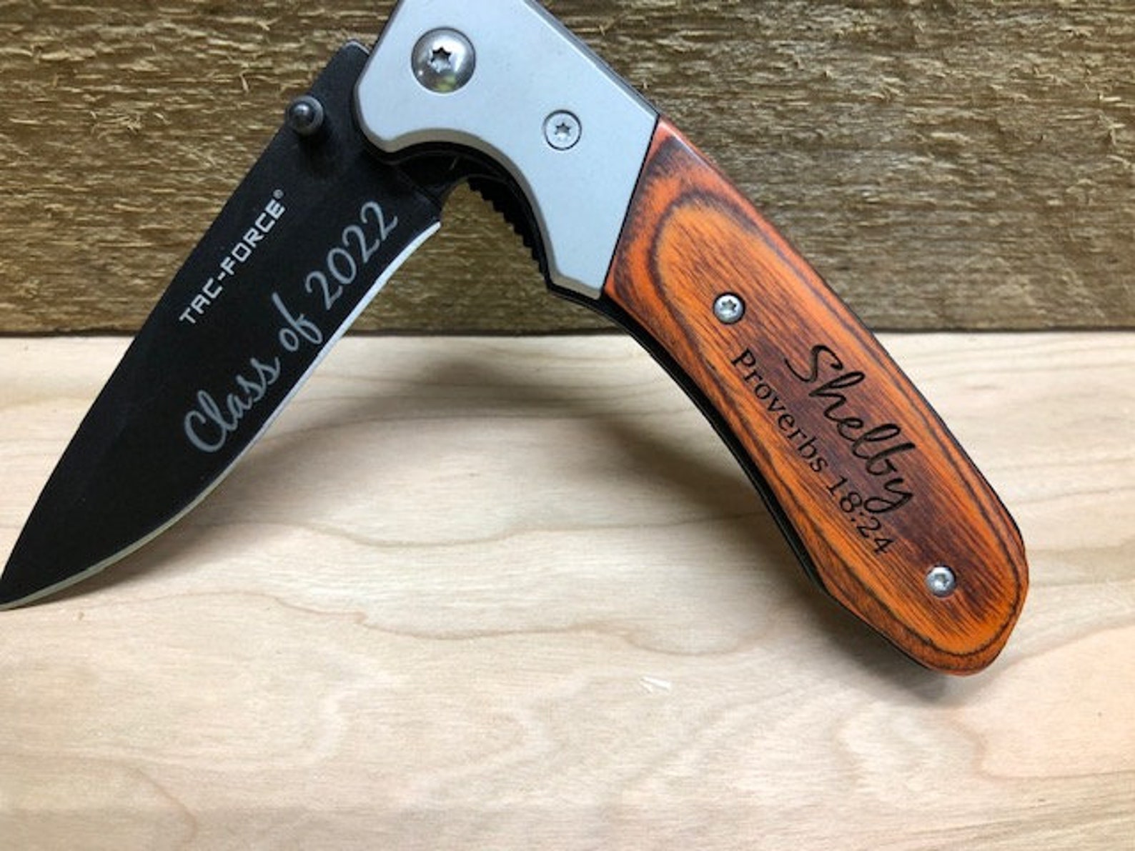 Graduation Gift Personalized Folding Knife - Class of 2025 - First Name ...