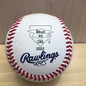 Graduate Senior High School Engraved Personalized Baseball Gift With ...