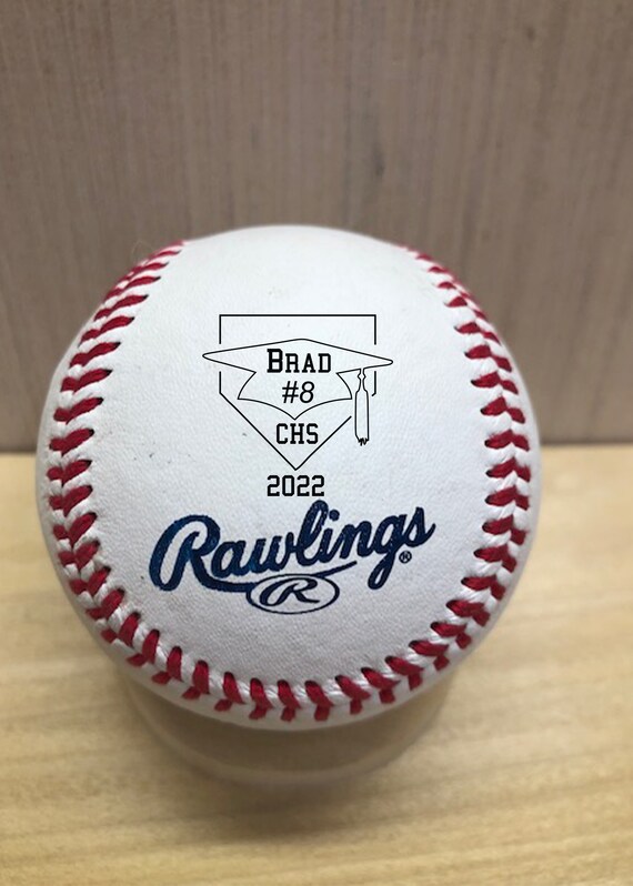 Graduate Senior High School Engraved Personalized Baseball - Etsy