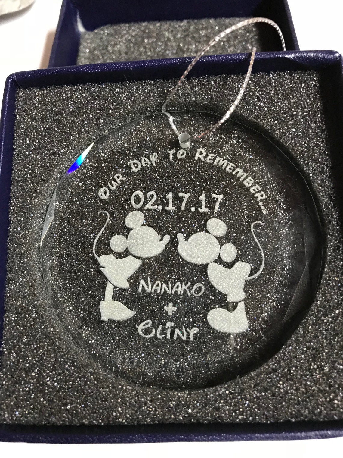 Our Day to Remember First Names Christmas Wedding Ornament - Etsy