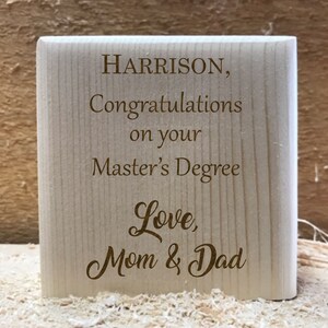 Graduation Block, Inspire. Be the Change. Inspirational Personalized ...