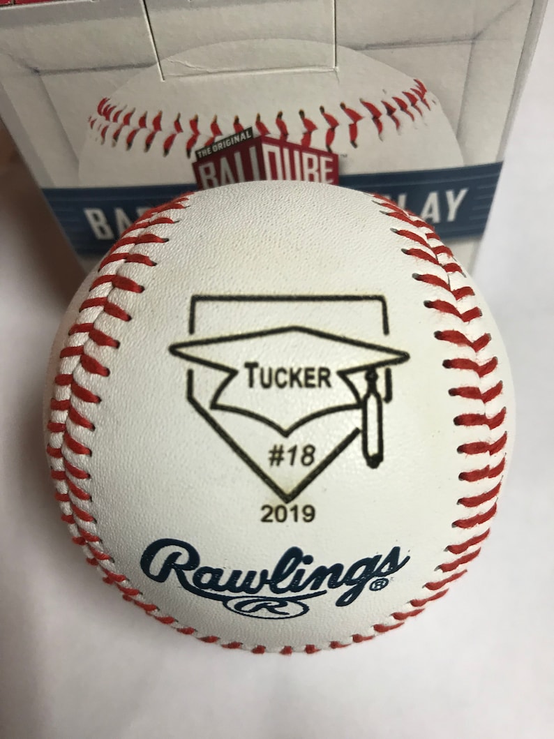 Graduate Senior Engraved Personalized Baseball Gift - Etsy