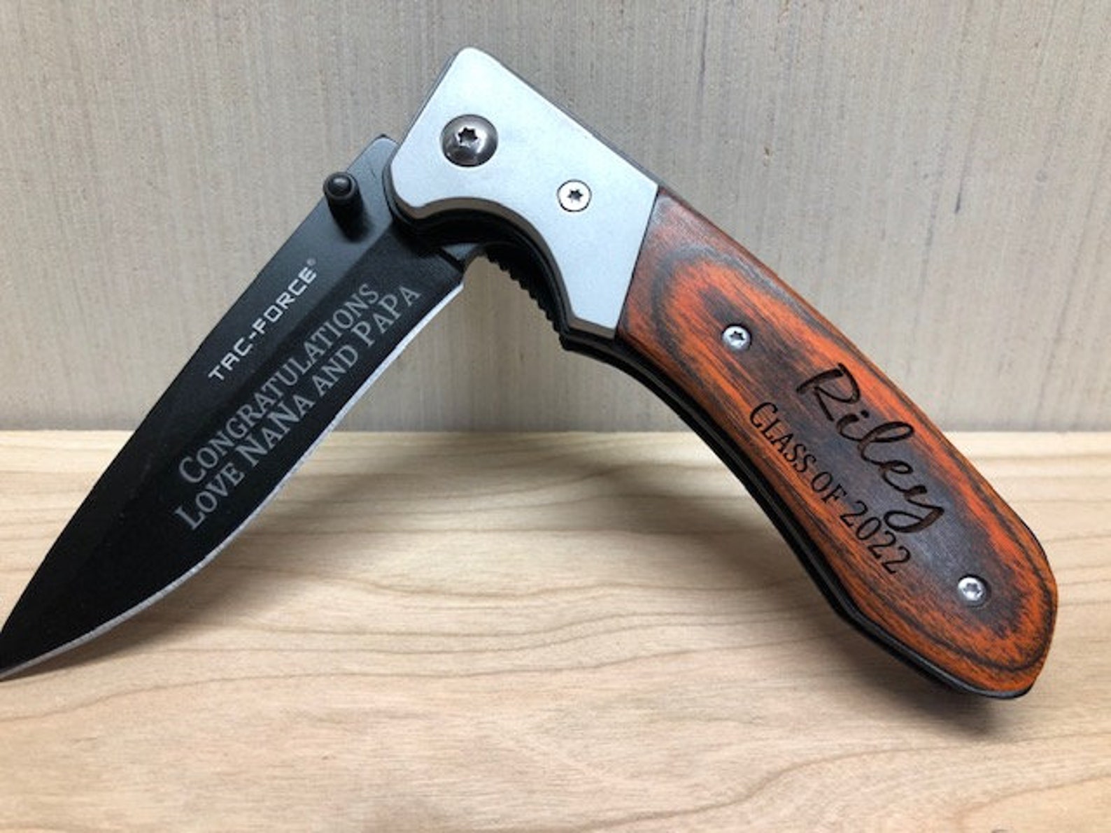 Graduation Gift Personalized Folding Knife - Class of 2025 - First Name ...