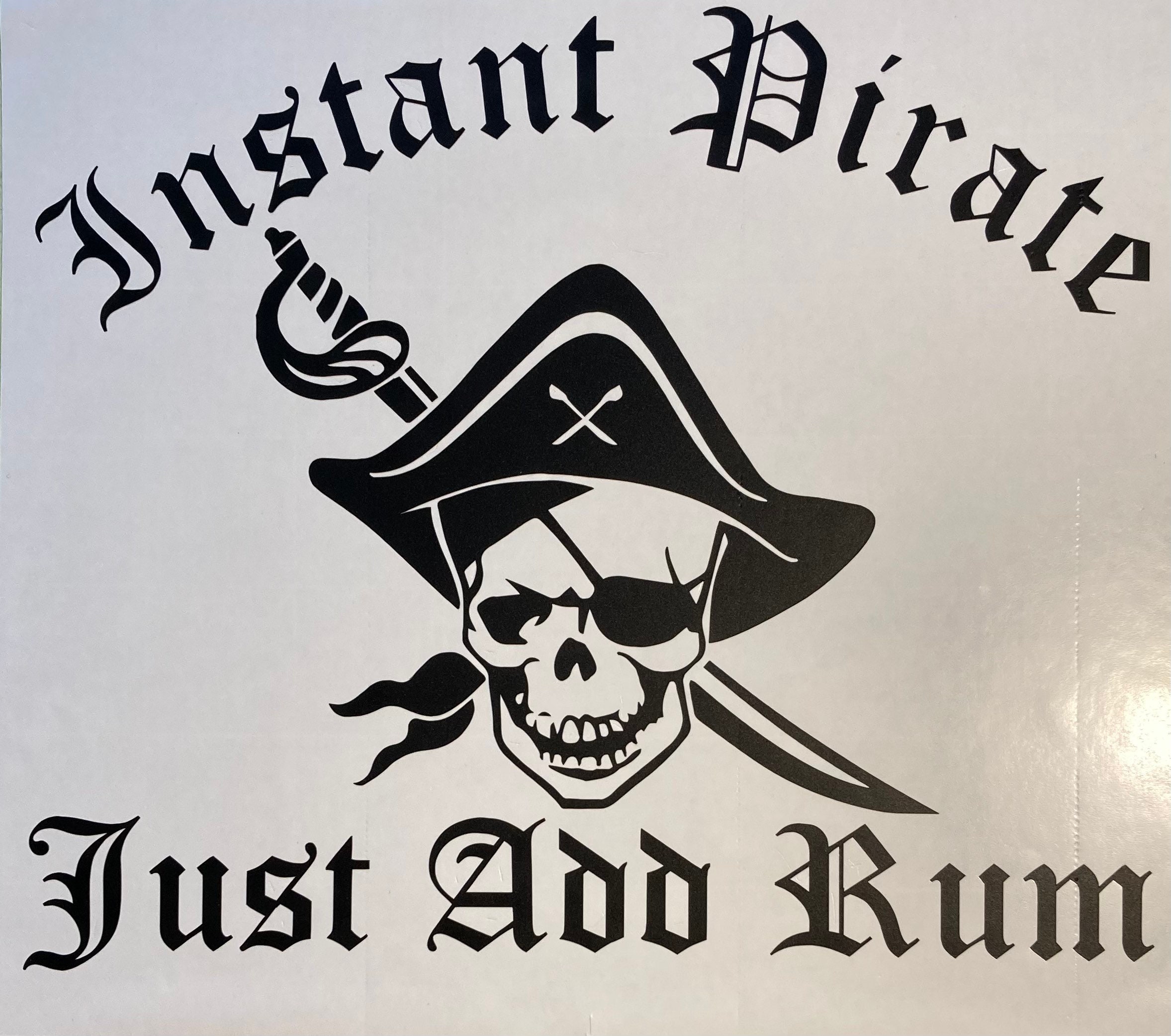 Instant Pirate Decal - Etsy