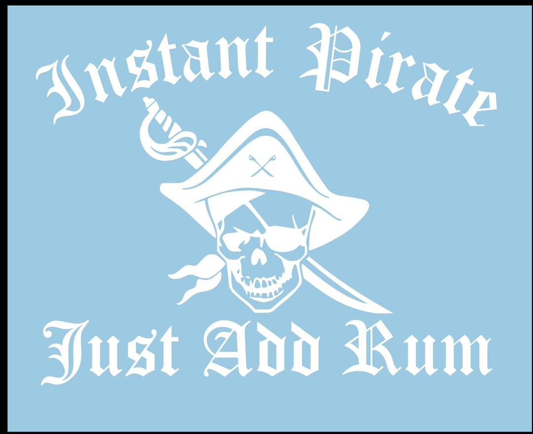 Instant Pirate Decal - Etsy