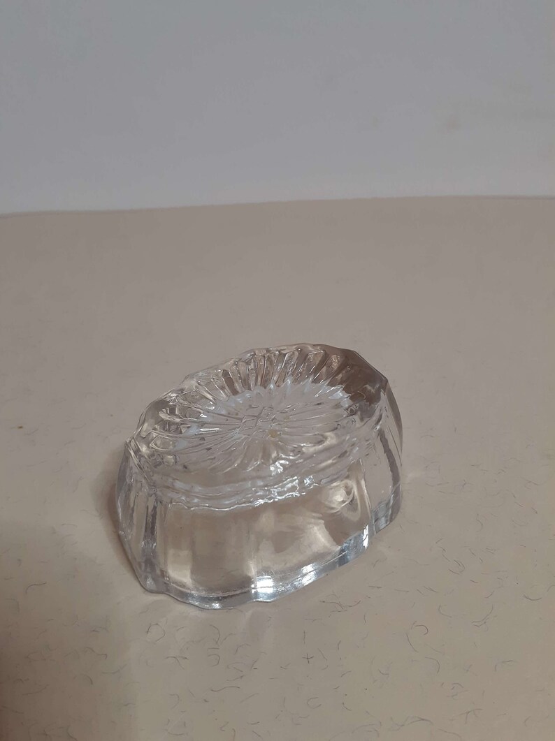 Set of 2 Clear Vintage Oval Salt Cellars / Salt Dips - Etsy