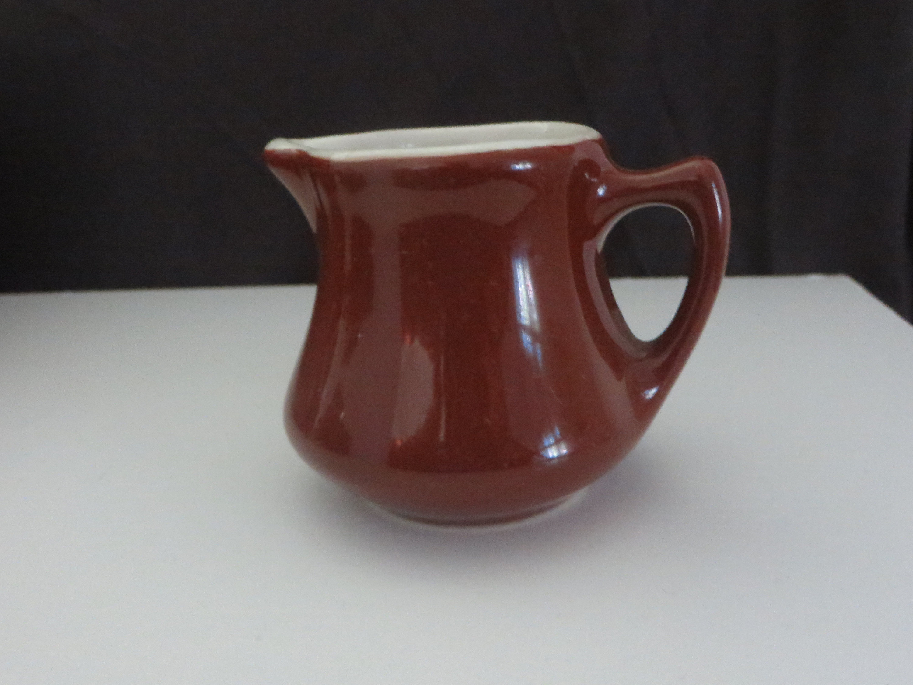 Vintage Brown Hall Creamer - Etsy