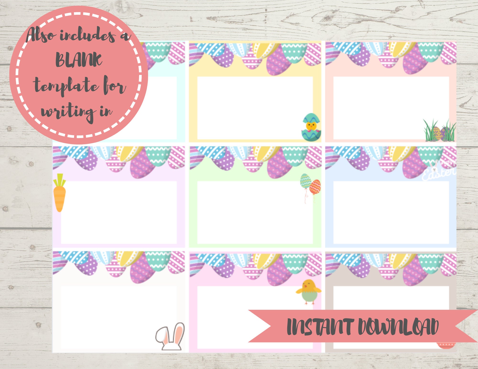 EDITABLE Easter Egg Scavenger Hunt Games - Party Activities Arts Crafts ...