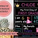 Editable First Day of School Sign Instant Download Printable PDF ...