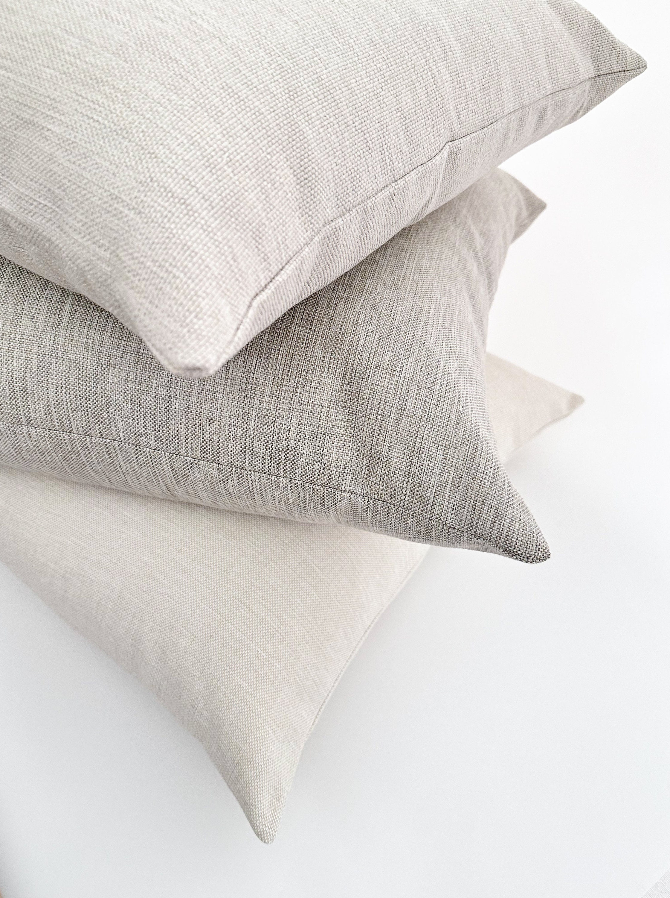Powder Pillow Cover Neutral Pillow Taupe Pillow Solid - Etsy