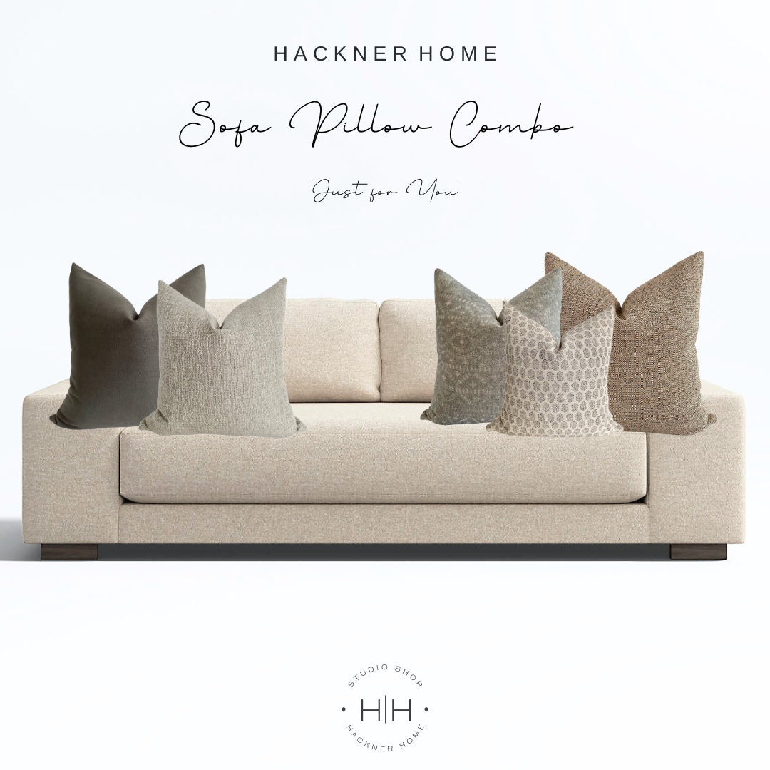 Sofa Pillow Combo 'just for You', Pillow Combo for Sofa, Pillow Cover ...