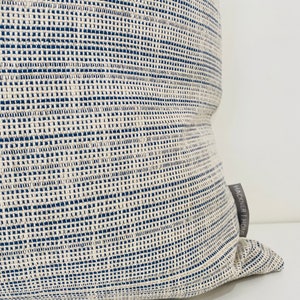 Blue Textured Linen | Blue Pillow Cover, Textured Pillow Cover ...