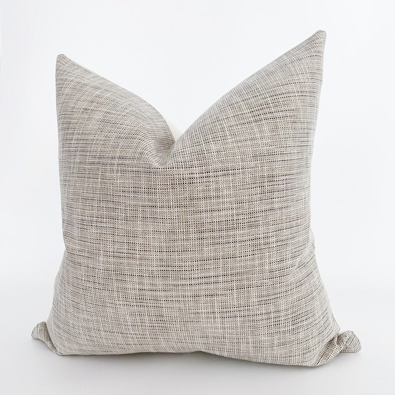 Weaving Gray | Gray Pillow Cover, Textured Gray Pillow Cover, Solid ...