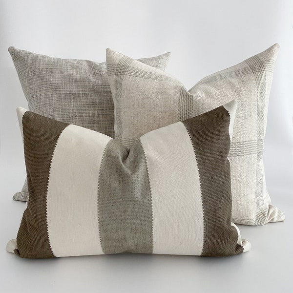 Neutral Pillow - Etsy