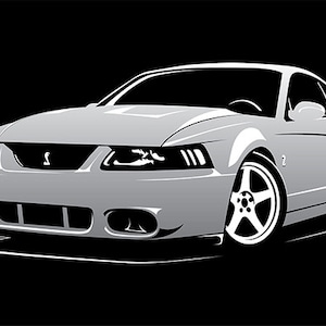 2003-2004 Ford Mustang Cobra Terminator Side Banner 24 X 36 36 X 54 - Etsy