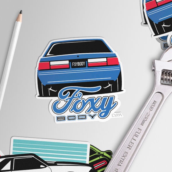 Fox Body Ford Mustang Decal Foxy Body OR Notch Above the - Etsy
