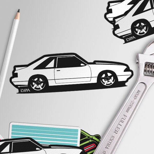 Fox Body Ford Mustang Notch Hatch or GT Decal: You Choose - Etsy