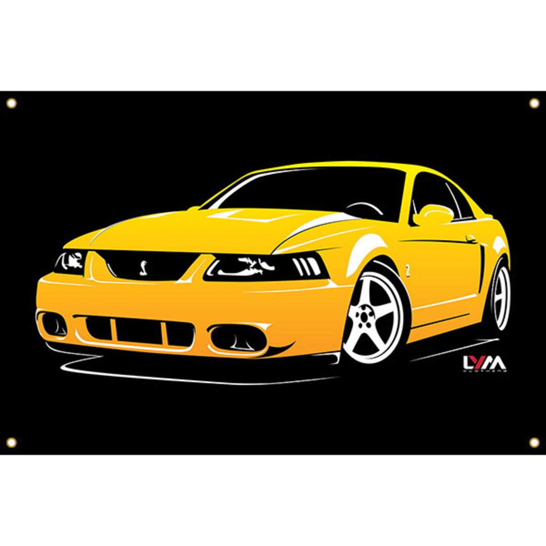 2003-2004 Ford Mustang Cobra Terminator Side Banner 24 X 36 36 X 54 - Etsy