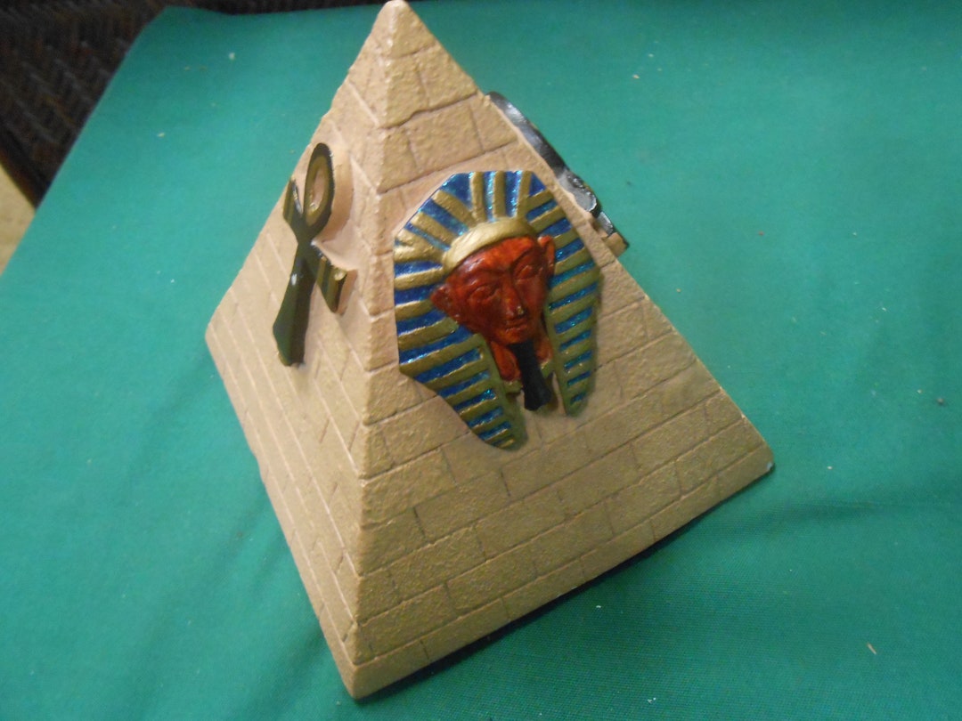 Egyptian PYRAMID Statue With Miniature Symbols - Etsy