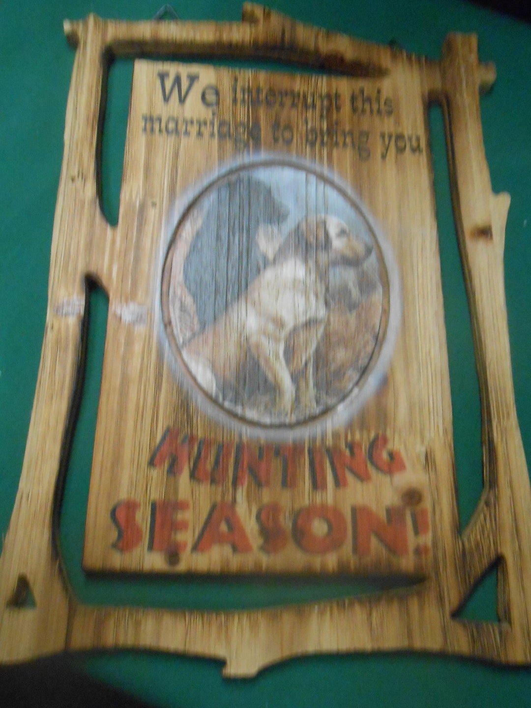 Wood Sign HUNTING SEASON - Etsy