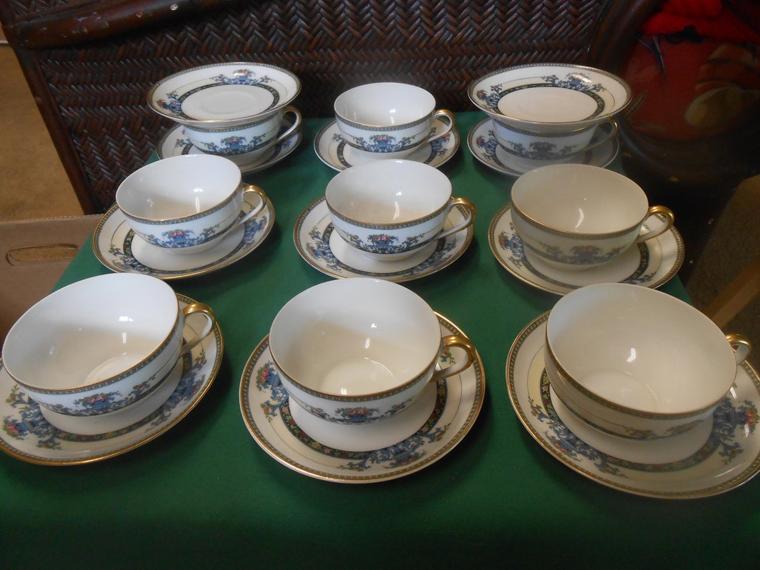 Noritake DAVENTRY China Set of 9 Cups and Saucers and 2 Free Saucers - Etsy