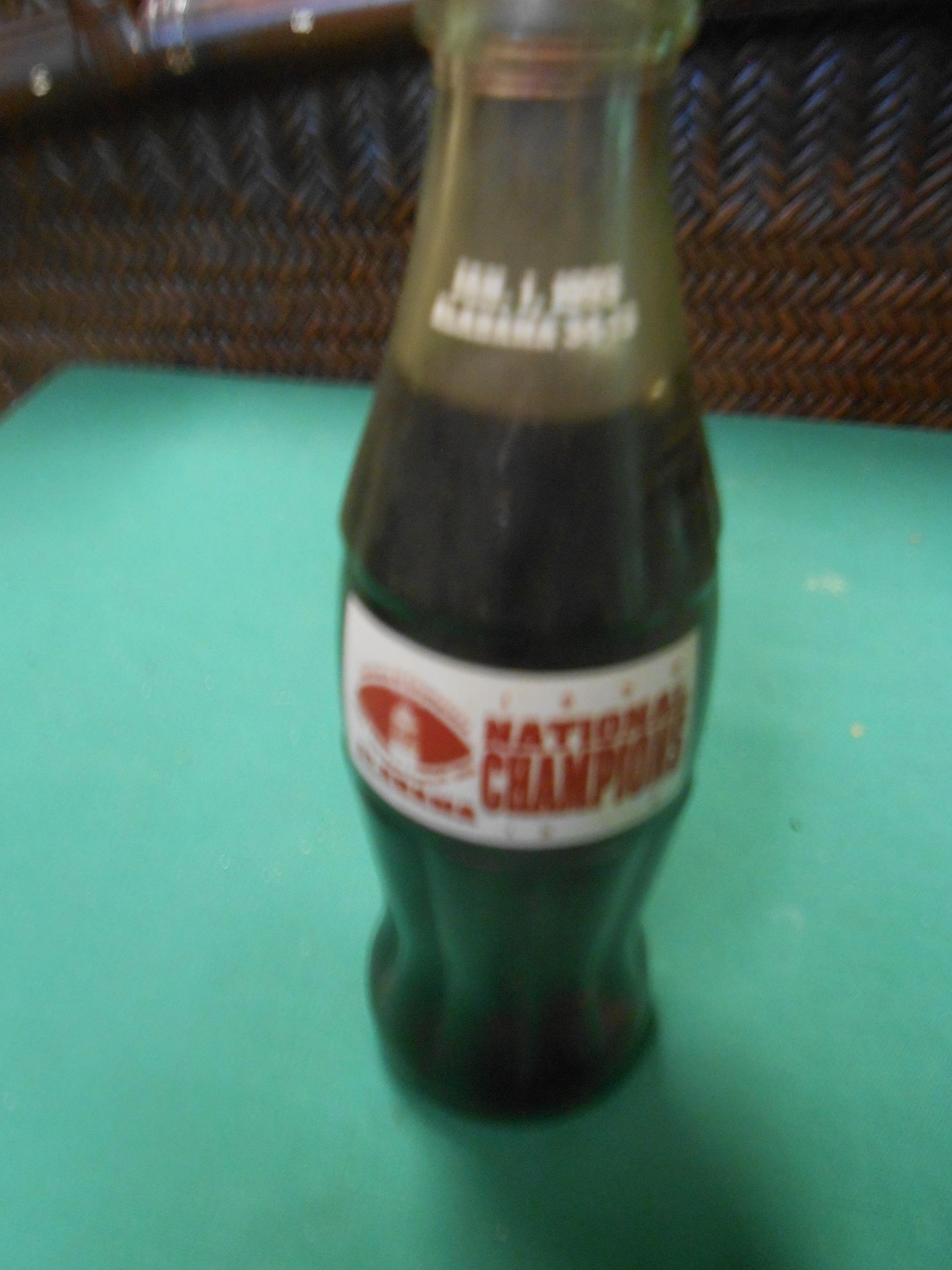 1992 COCA COLA Bottle-alabama Crimson Tide National Champions - Etsy