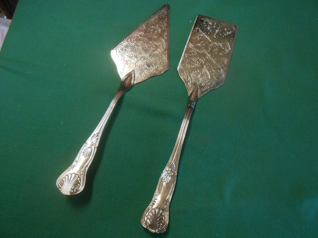 Silverplate Cake Server and Lasagna Spatula - Etsy