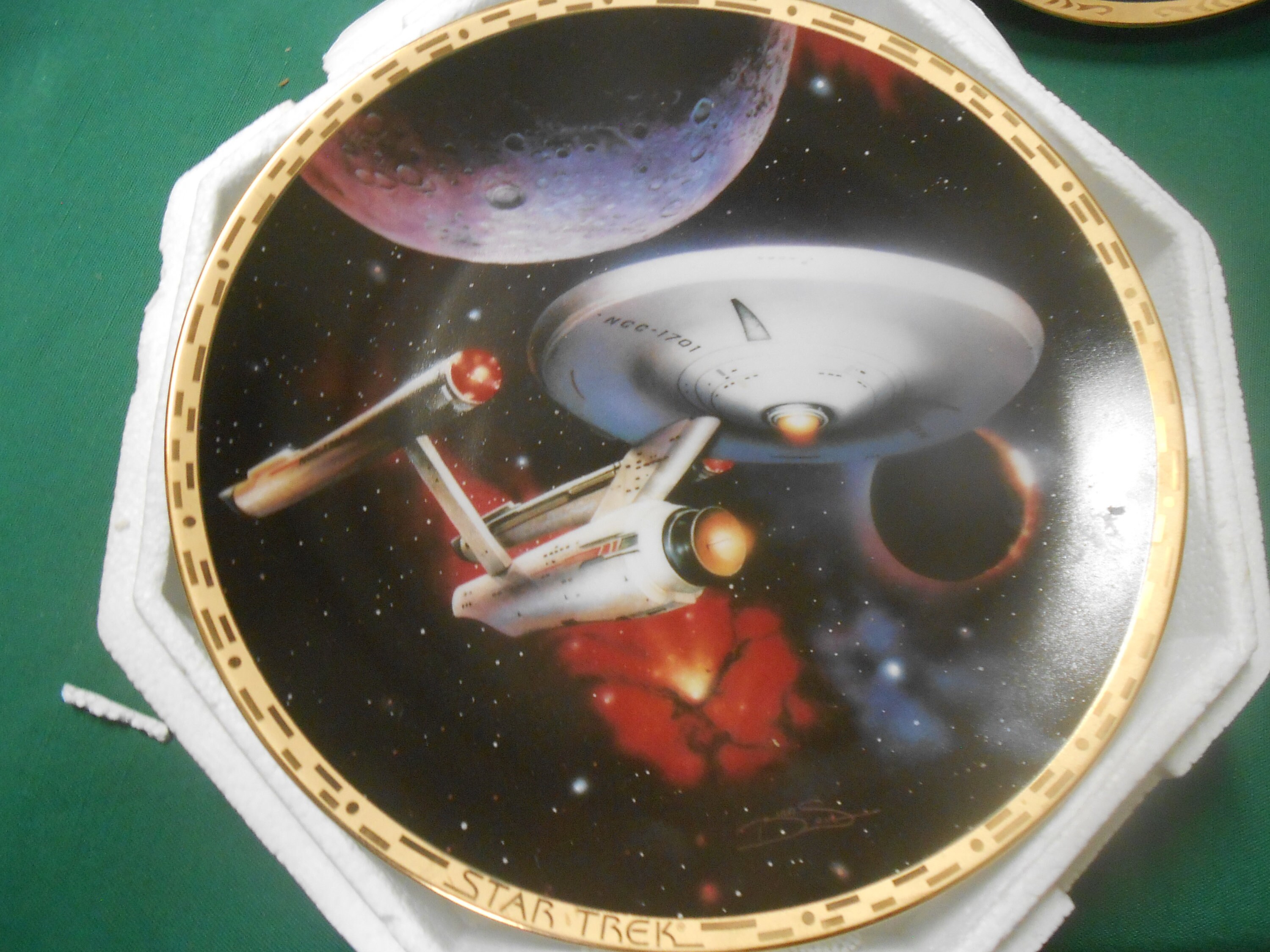 4 STAR TREK Plates From the Hamilton Collection - Etsy