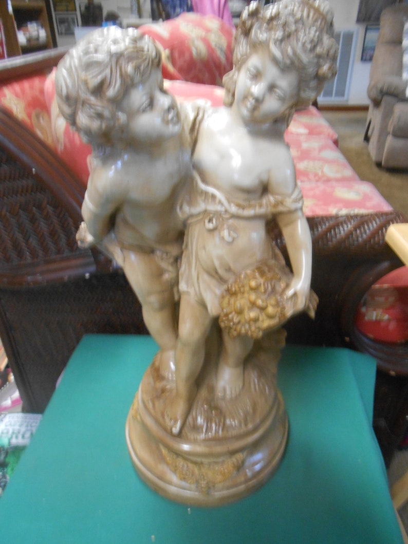 MARWAL Industries Boy and Girl Statue 21 - Etsy