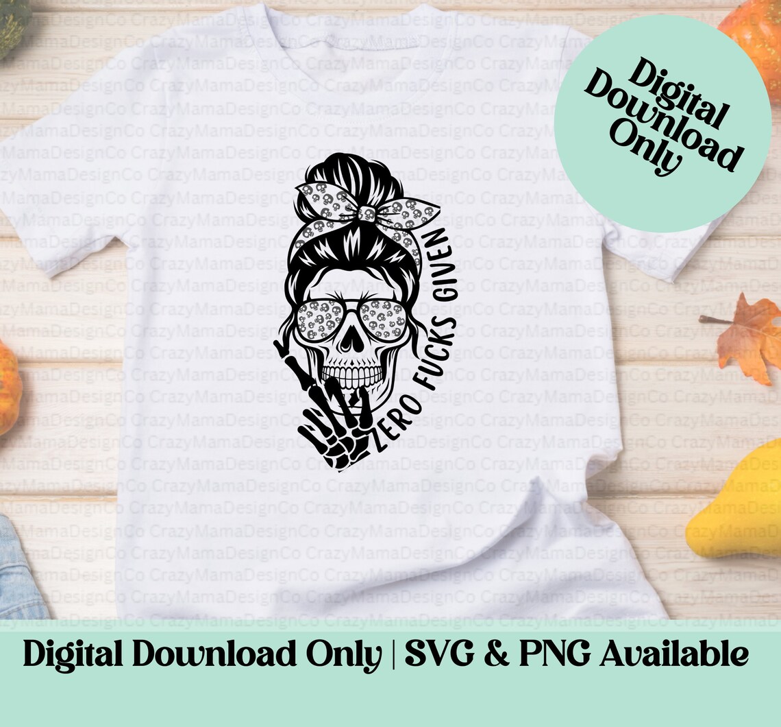Zero Fs Given, Zero Fs, SVG and PNG Download, No Fs Given - Etsy