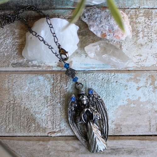 Purple Angel Rear View Mirror Charm Swarovski Crystal - Etsy