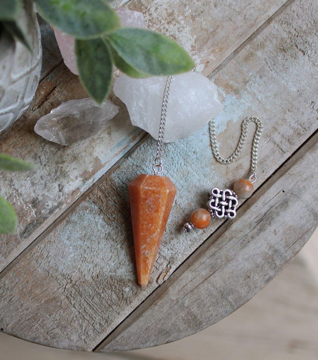 Sunstone Pendulum by Imogen Designs Prosperity & Calmness - Etsy