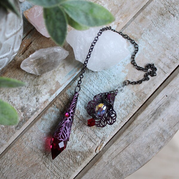 Glass Pendulum - Etsy