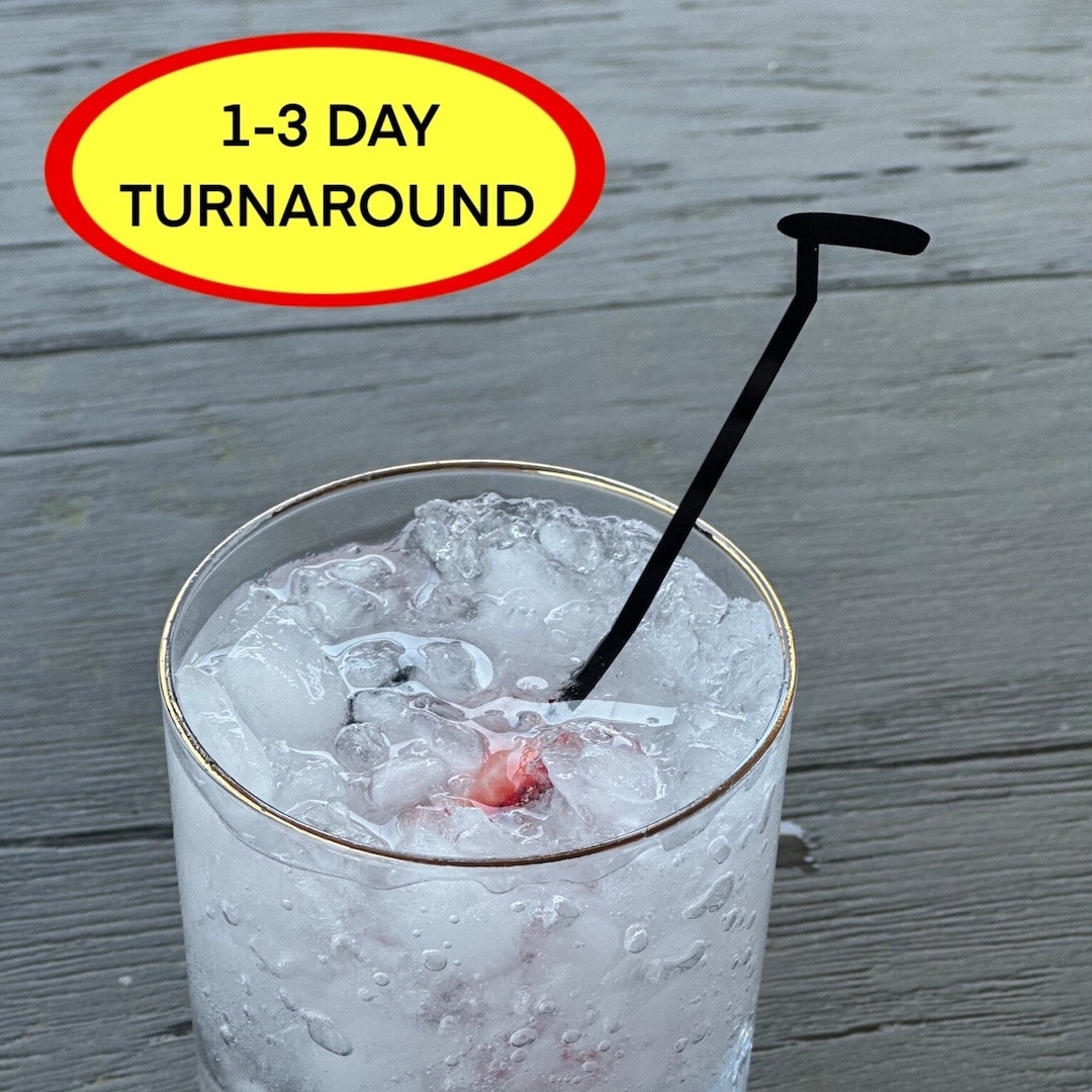 Personalized Drink Stirrers: Golf Club Cocktail Swizzle Sticks - Etsy