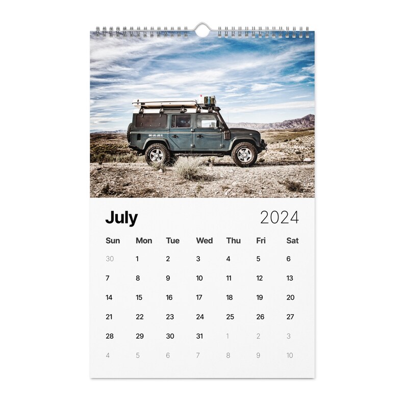 LAND ROVER DEFENDER 2024 Calendar Gift for Him, Gift for Her, Vintage ...