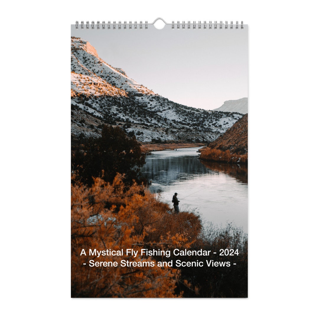 A Mystical Fly Fishing Calendar 2024 Sportsmen Gifts Gift - Etsy
