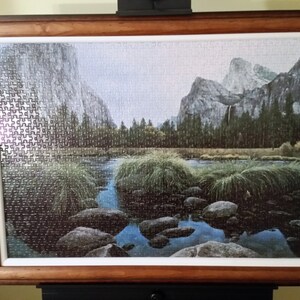 Professionally Framed 1000-piece Puzzle Wall Art, Landscape Scene - Etsy
