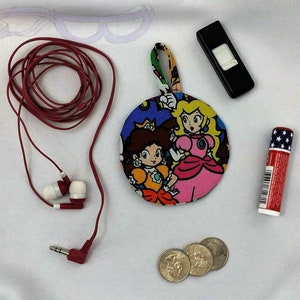 Ear Bud Holder Made With Super Mario Fabric. Nintendo Cotton - Etsy