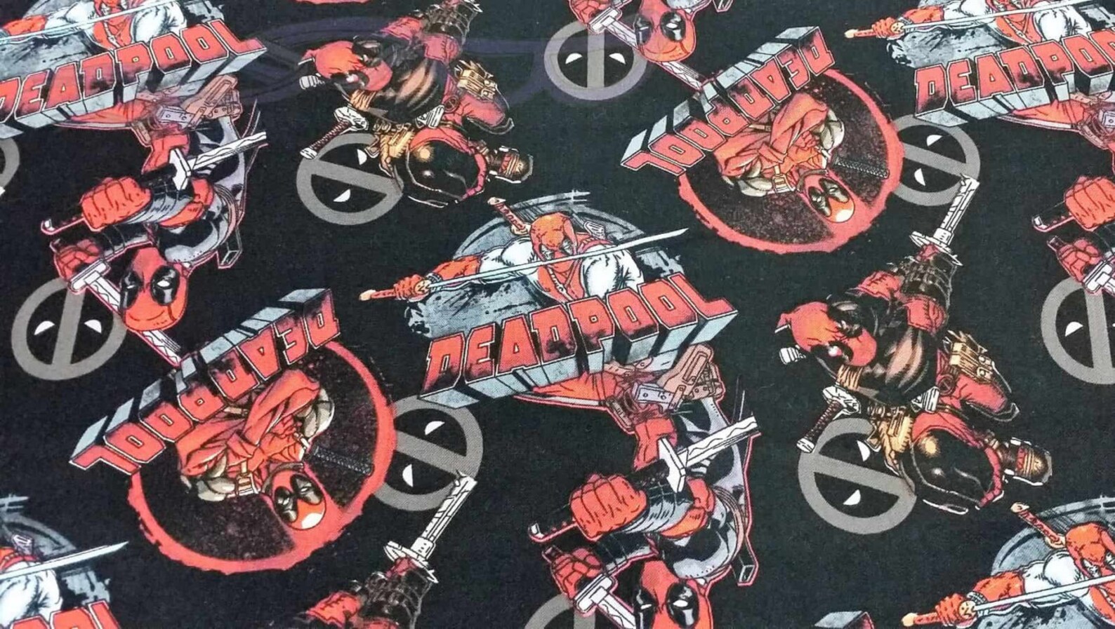 Deadpool Fabric Made Into an Anti-hero Throw Pillow Cover for | Etsy