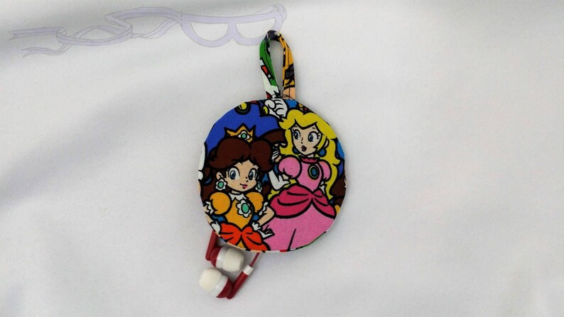 Ear Bud Holder Made With Super Mario Fabric. Nintendo Cotton | Etsy