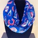 Chicago Cubs Infinity Scarf, Chicago Cubs Accessory, Cubs Scarf ...