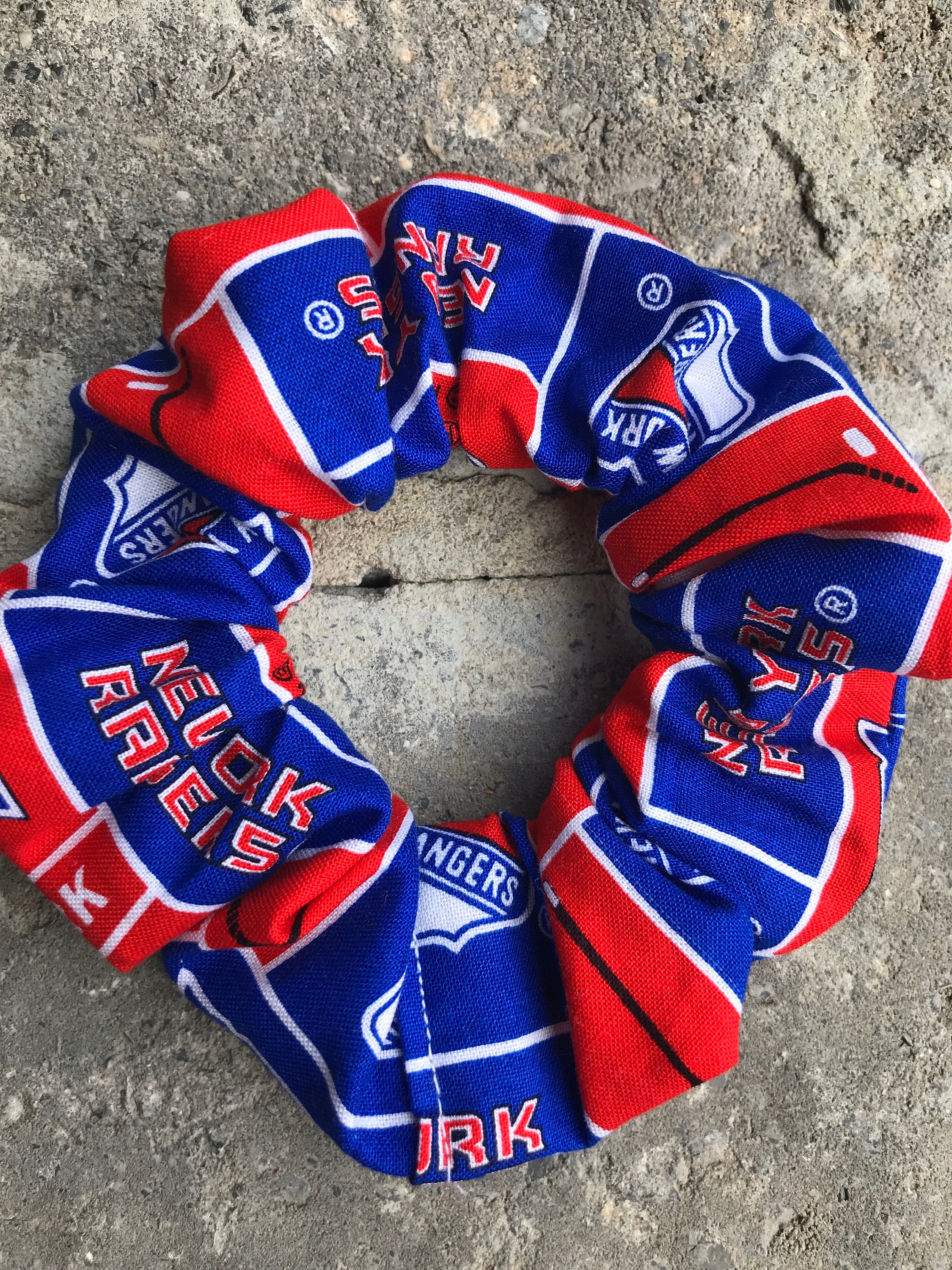 New York Rangers Scrunchie Rangers Scrunchie New York - Etsy