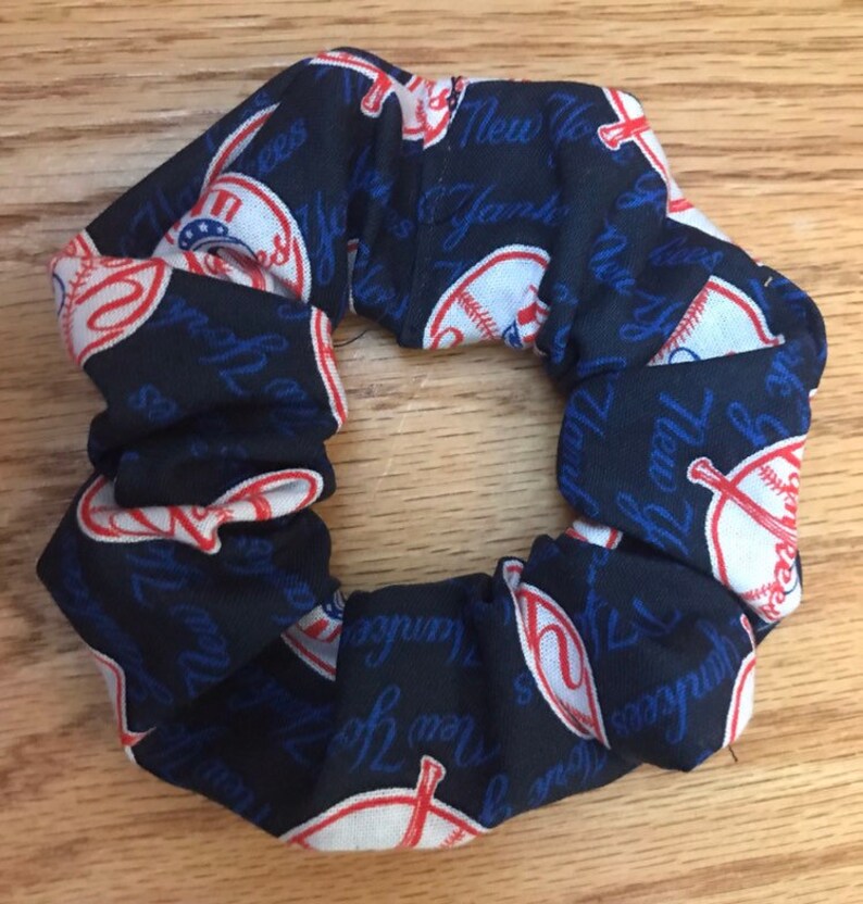 New York Yankees Scrunchie Yankees Scrunchies Yankees Hair - Etsy