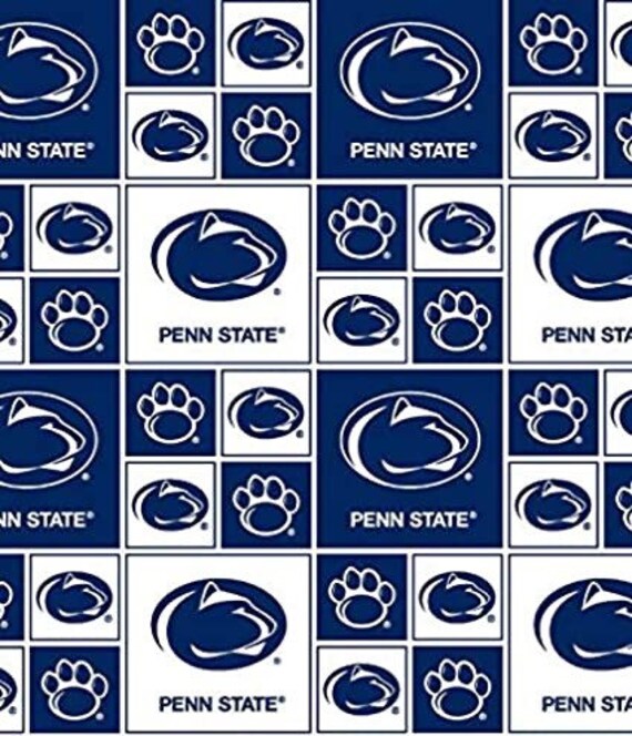 Penn State Fabric Pennsylvania State Fabric by the Yard Penn - Etsy