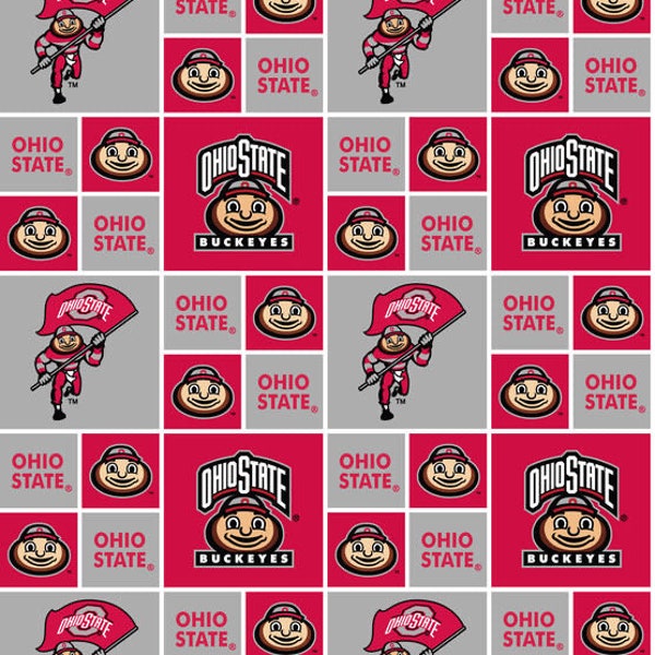 Ohio State Fabric - Etsy