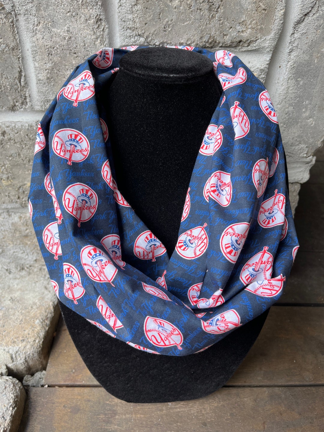 New York Yankees Infinity Scarf, Yankees Baseball Scarf, New York ...