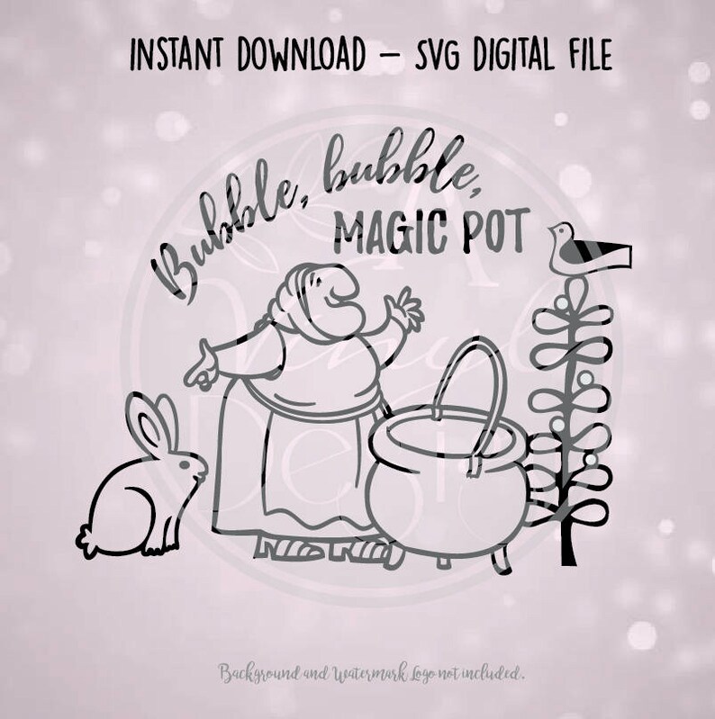 SVG Digital File - Strega Nona - Bubble Bubble Magic Pot - Etsy