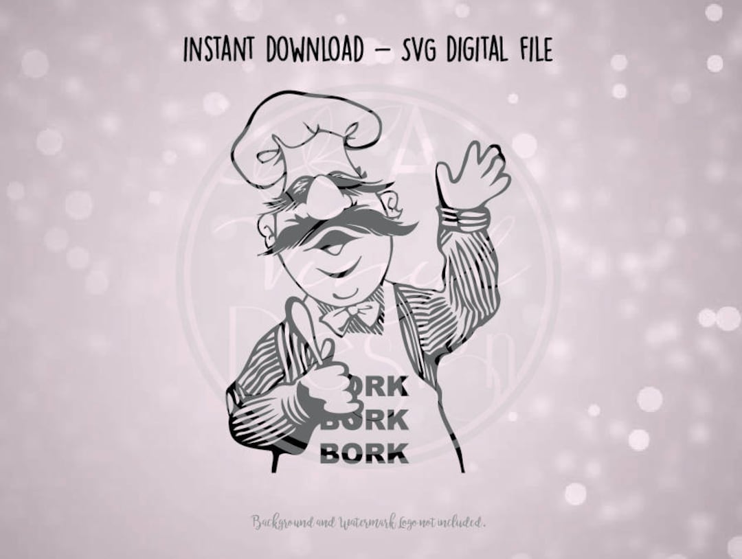 SVG Digital File - Muppets Swedish Chef - Etsy